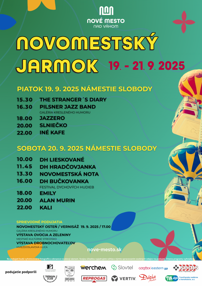 Kalendár podujatí | www.nove-mesto.sk